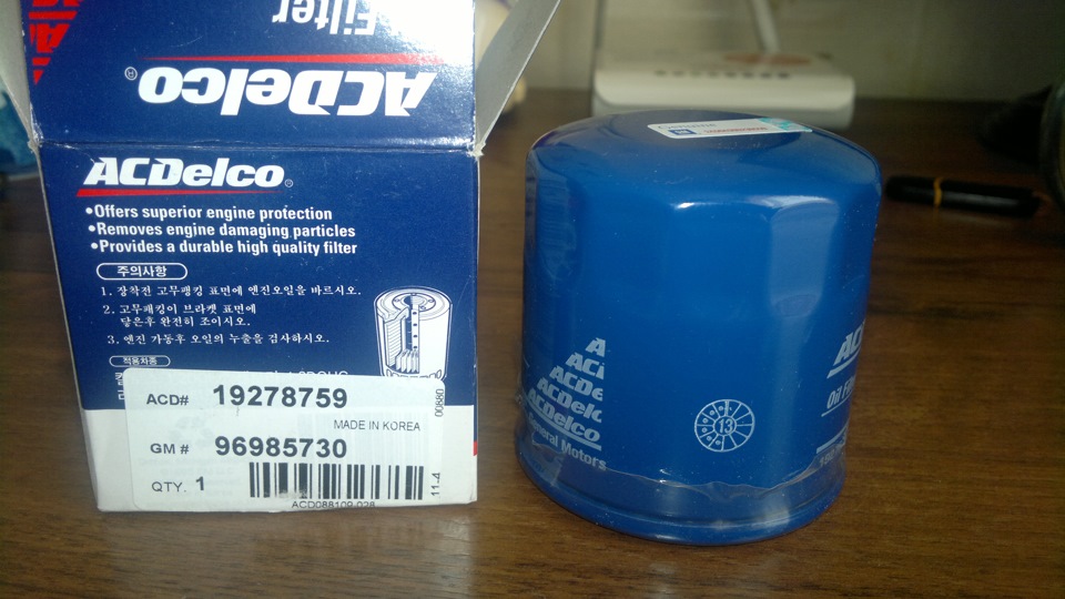 Замена масла — Chevrolet Aveo Sedan (1G), 1,2 л, 2011 года | расходники ...