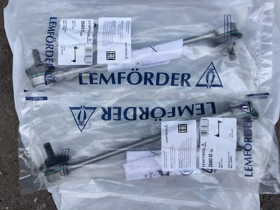 2546302 Тяга (стойка) стабилизатора LEMFORDER | Запчасти на DRIVE2