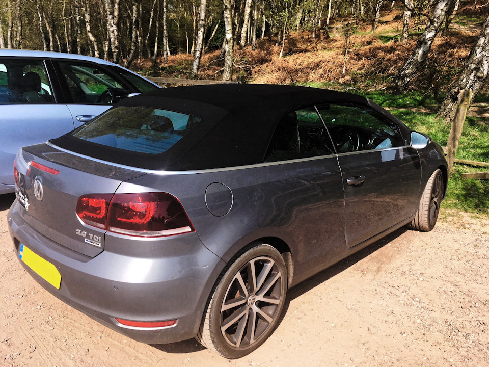 В гости к Робин Гуду — Volkswagen Golf Cabriolet Mk6, 2 л, 2014 года ...