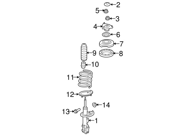546102H000 Верхняя опора стойки амортизатора KIA HYUNDAI | Запчасти на ...