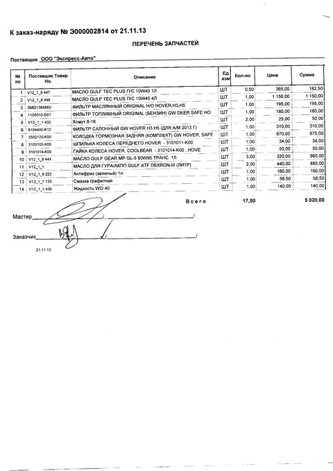 SMD136466V Фильтр масляный двигателя GREAT WALL | Запчасти на DRIVE2