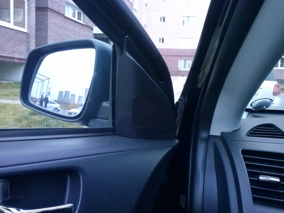 Поставил твиттеры — Mitsubishi Lancer X, 1,8 л, 2008 года | автозвук ...