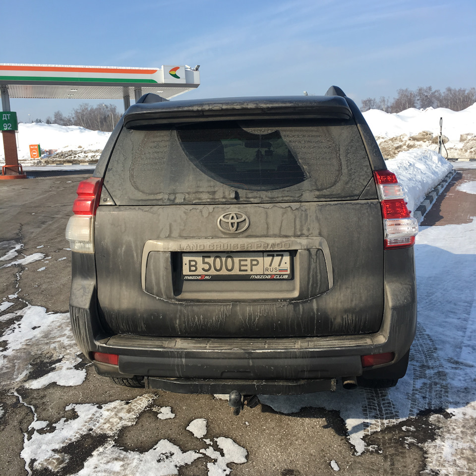 Рестайлинг Land Cruiser Prado 150 c 2012 года в 2015 год (задняя часть ...