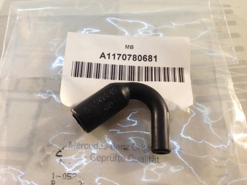 A1170780681 Шланг вакуумного усилителя тормозов Mercedes | Запчасти на ...