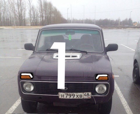 Надфарники(подфарники) на ниву ч.1[ВЫБОР]. — Lada 4x4 3D, 1,7 л, 2003 ...