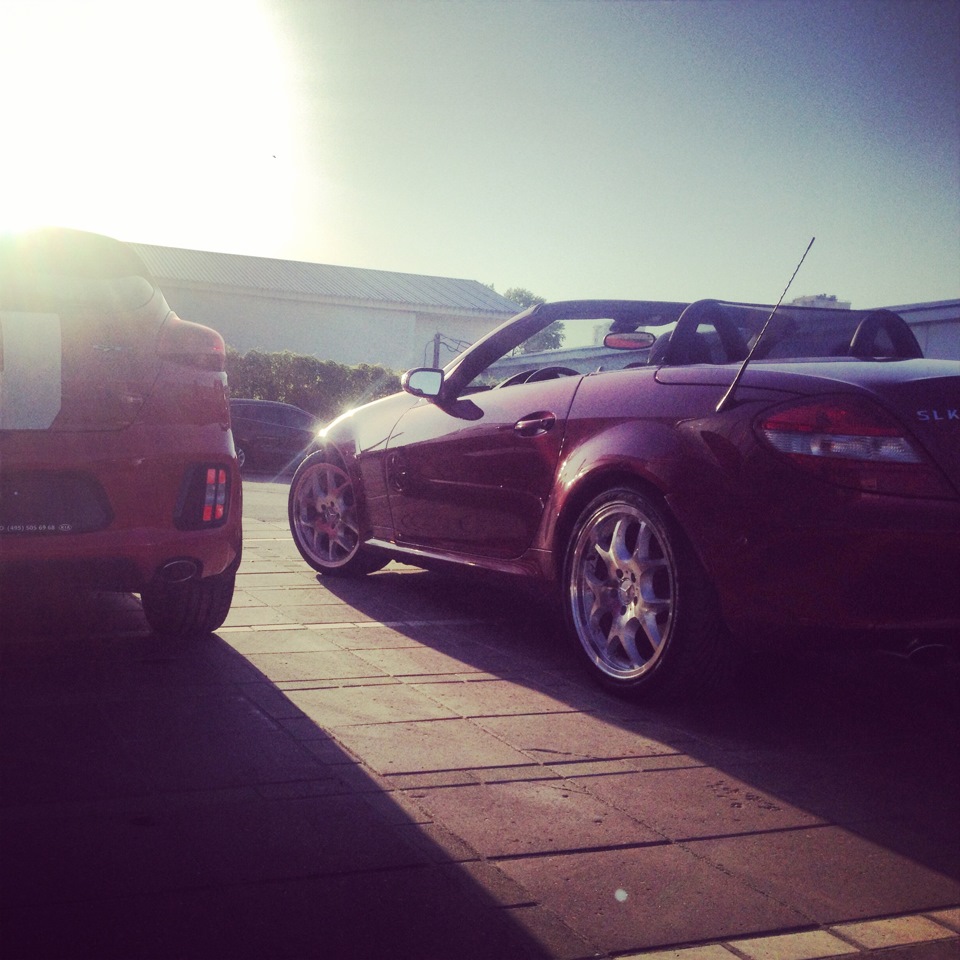 Brabus monoblock V — Mercedes-Benz SLK (R171), 3,5 л, 2004 года ...