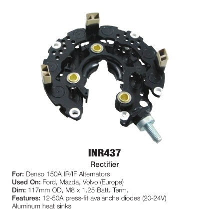 INR437 Диодный мост генератора TRANSPO | Запчасти на DRIVE2