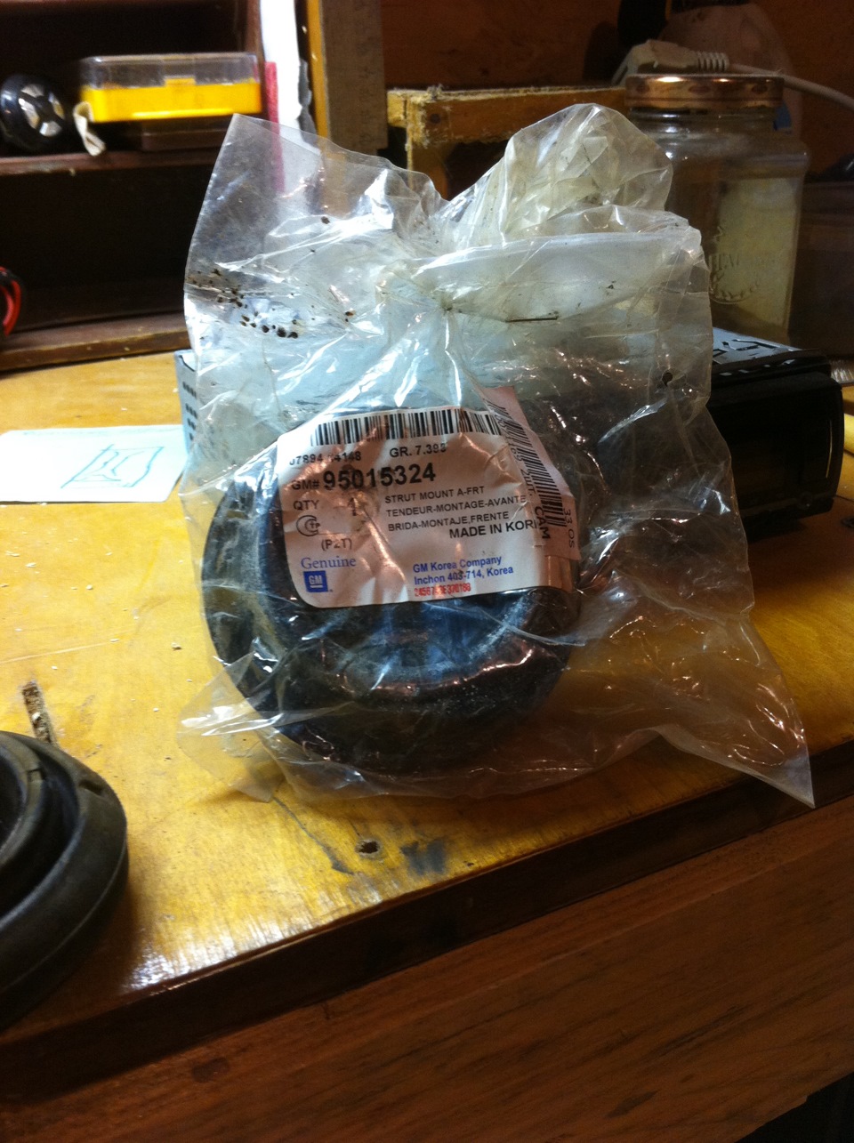 95015324 Опора амортизатора передней подвески / Chevrolet Aveo 03~ GM ...