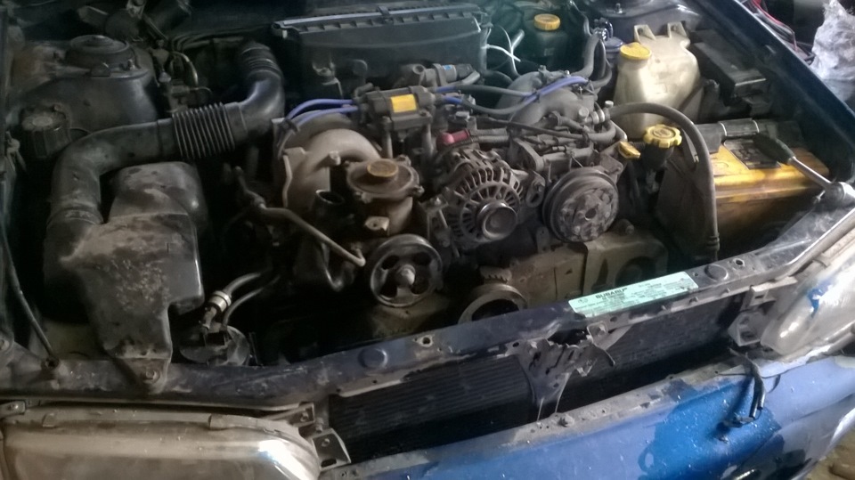 Замена ГРМ — Subaru Impreza (GC/GF), 2 л, 1999 года | своими руками ...