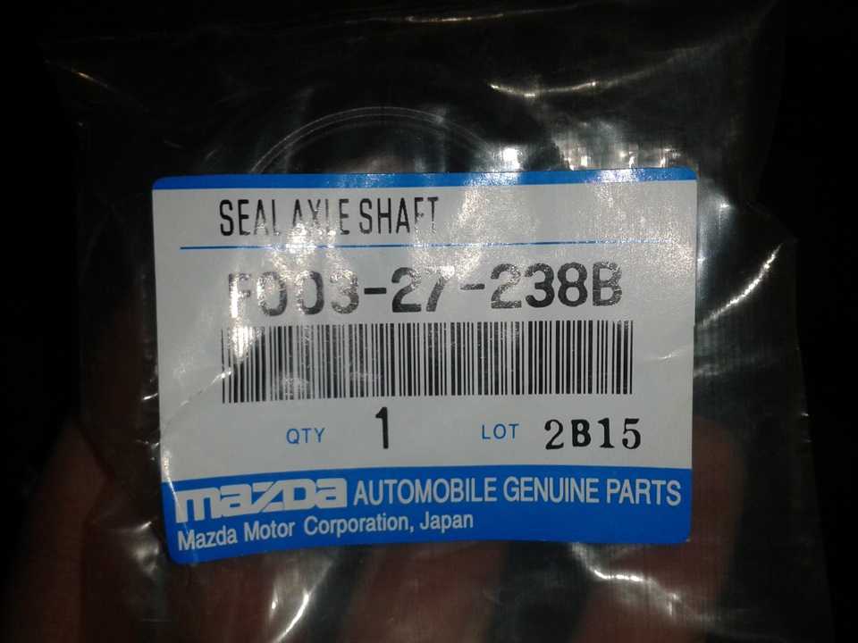 F00327238B САЛЬНИК ПРИВОДА 35X56X9X14.9. Mazda | Запчасти на DRIVE2