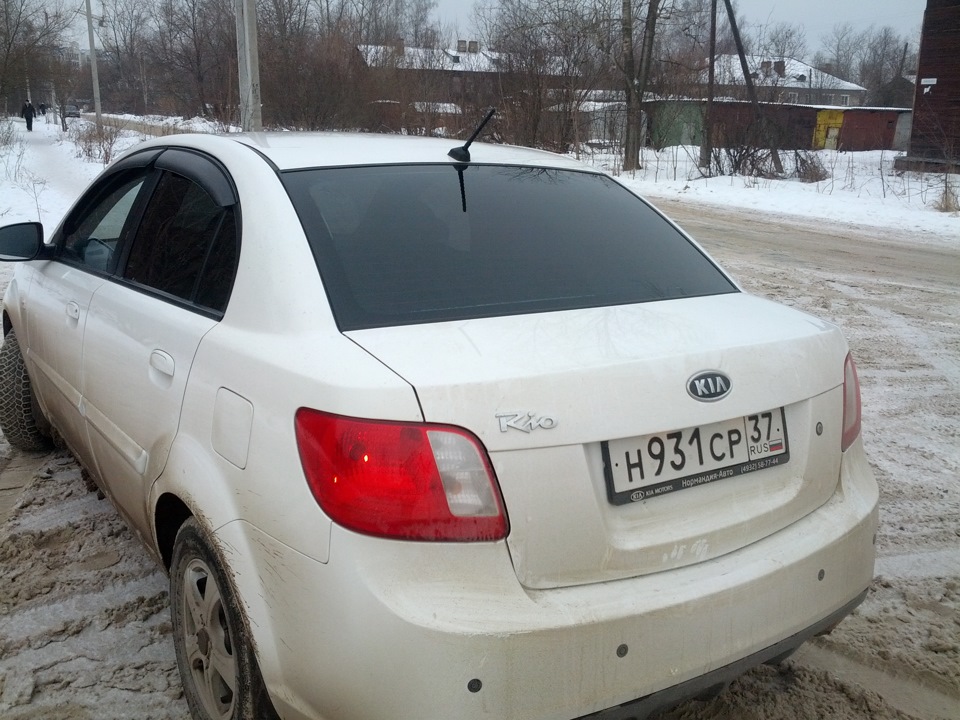 Тонировка фар :-))))) — KIA Rio (2G), 1,4 л, 2010 года | другое | DRIVE2