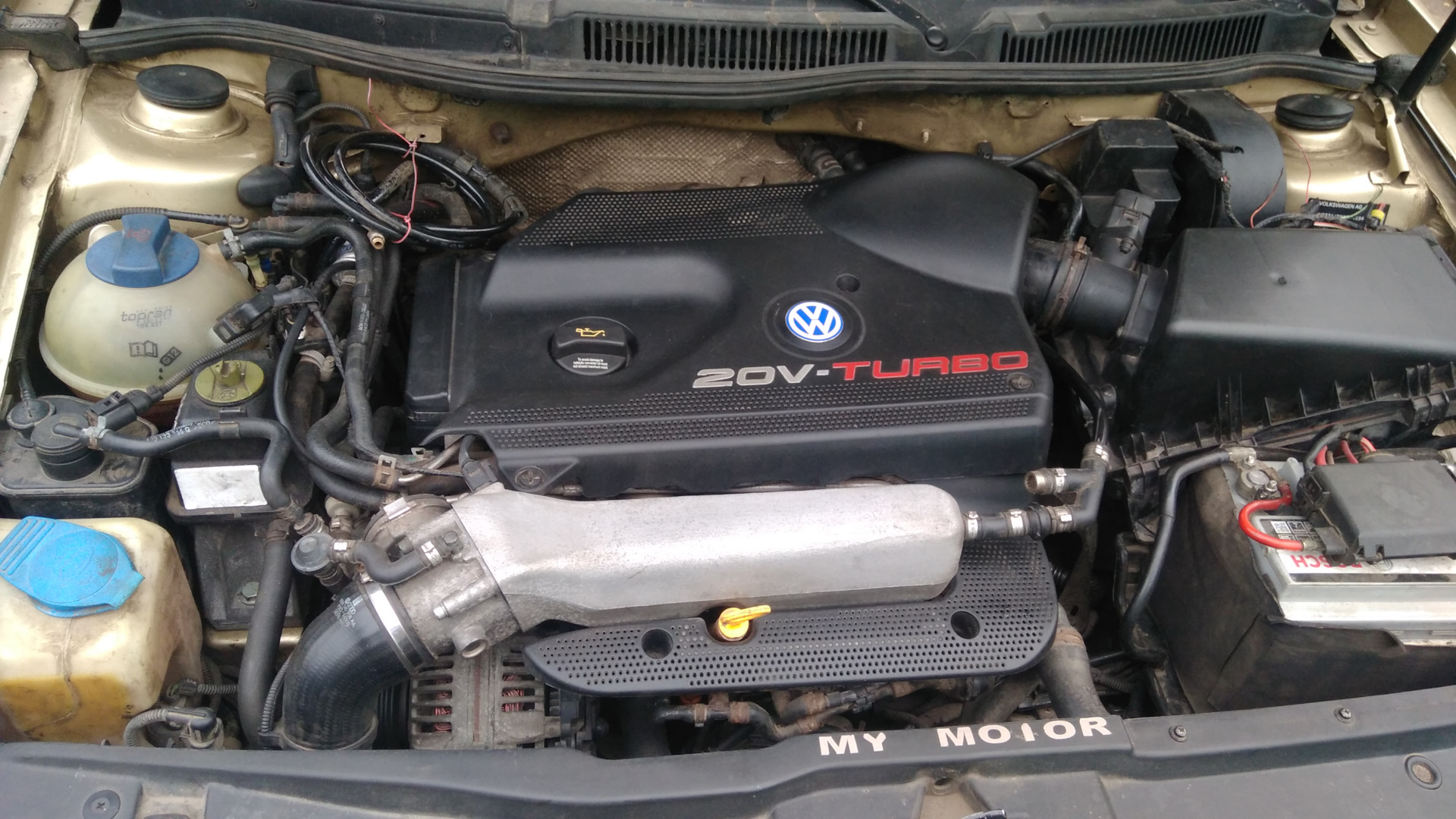 Теперь Golf 4 1.8т(AUQ)( бывший BFQ) — Volkswagen Golf Mk4, 1,8 л, 2003 ...