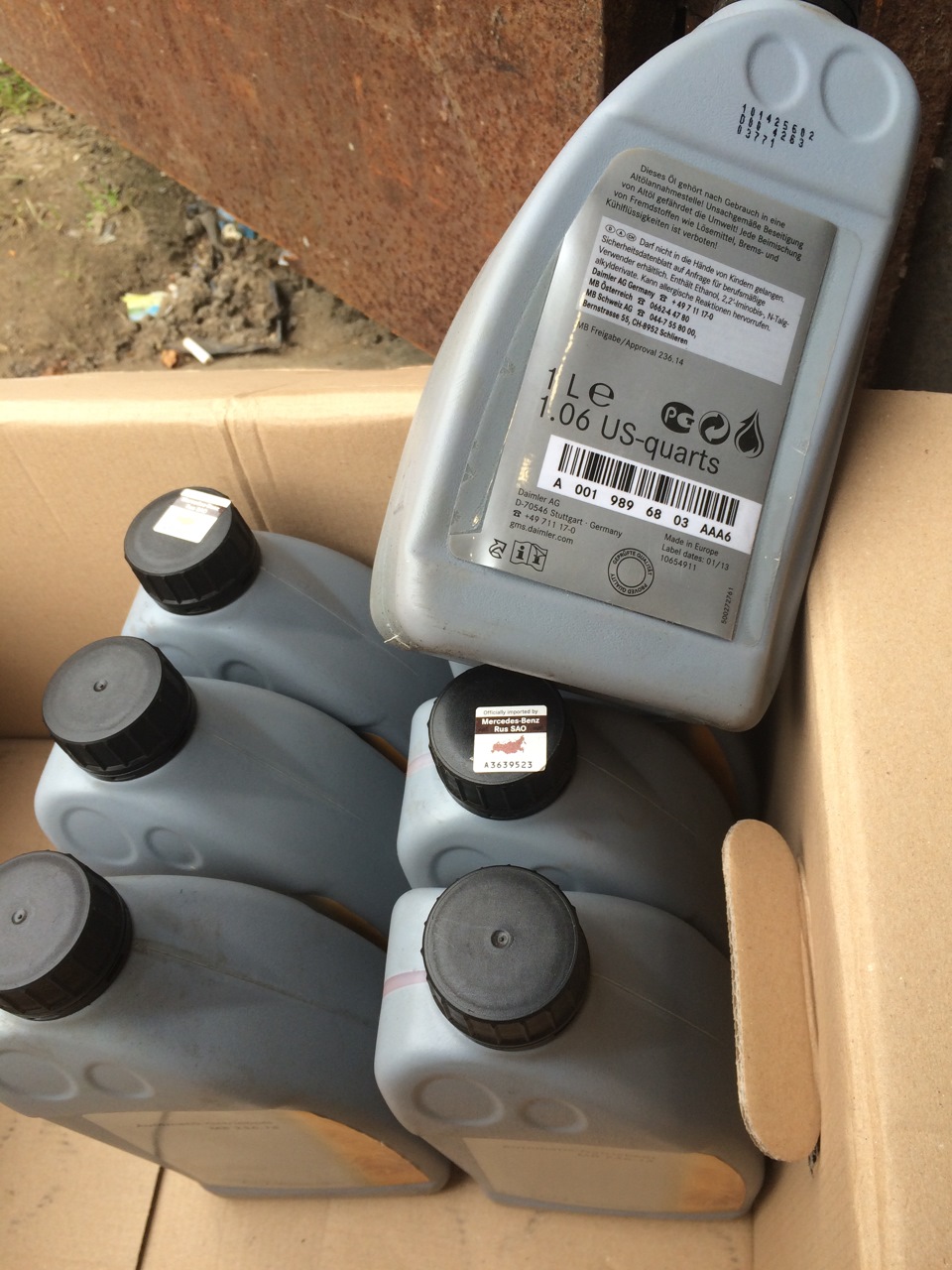 Продолжение большого ТО. АКП, фильтр, масло…Осень2015 — Mercedes-Benz E ...