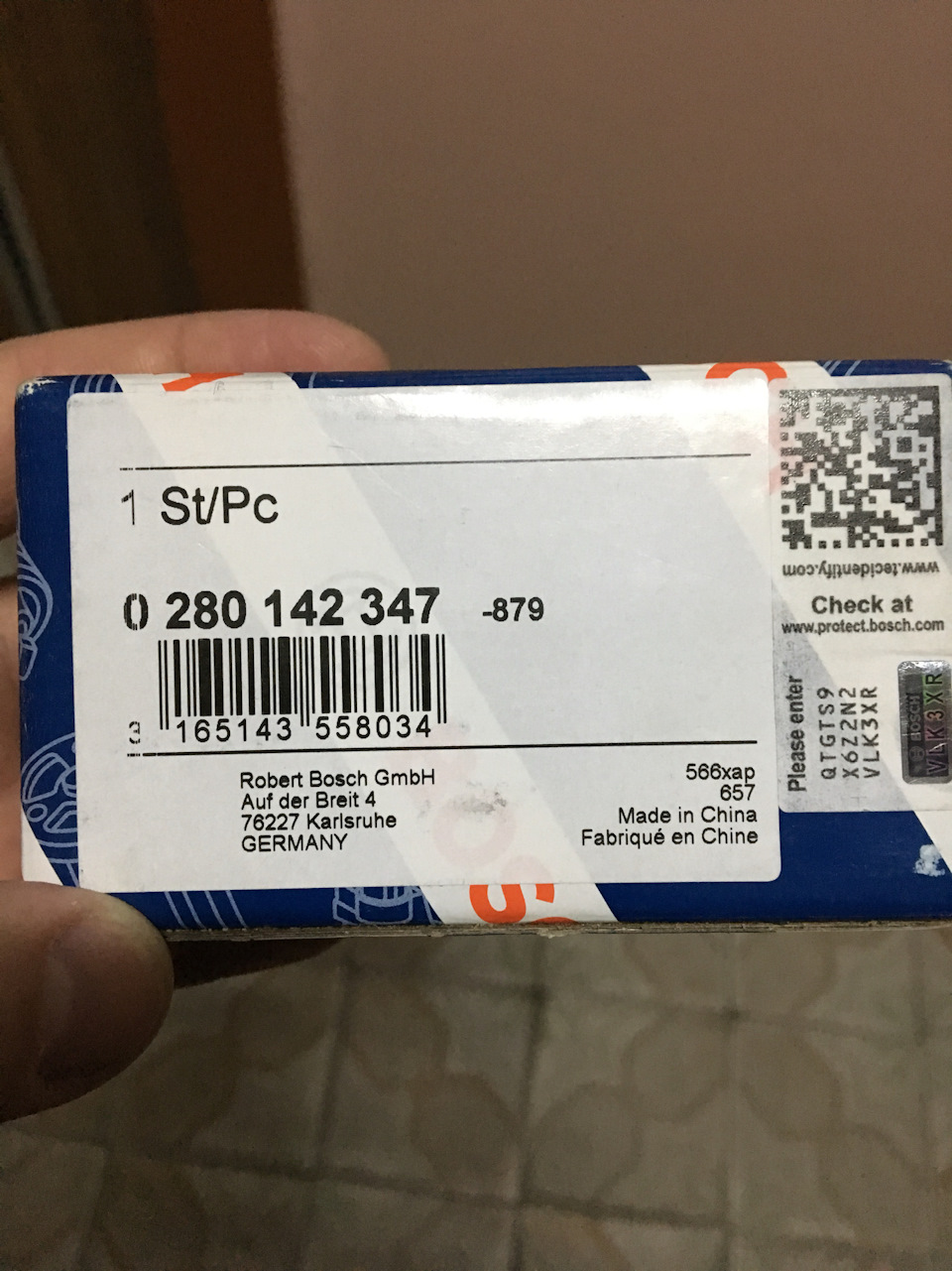 0280142347 клапан вентиляции топливного бака BOSCH | Запчасти на DRIVE2