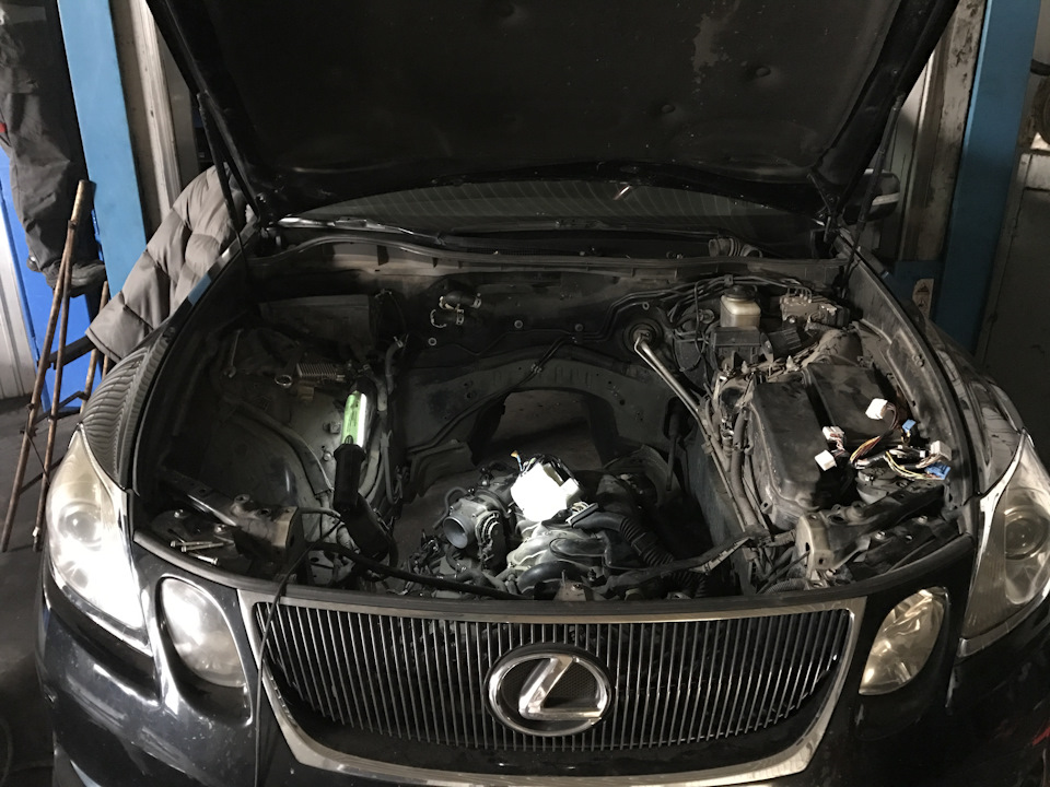 Предыстория перед решением смены мотора — Lexus GS (S190), 4,3 л, 2005 ...