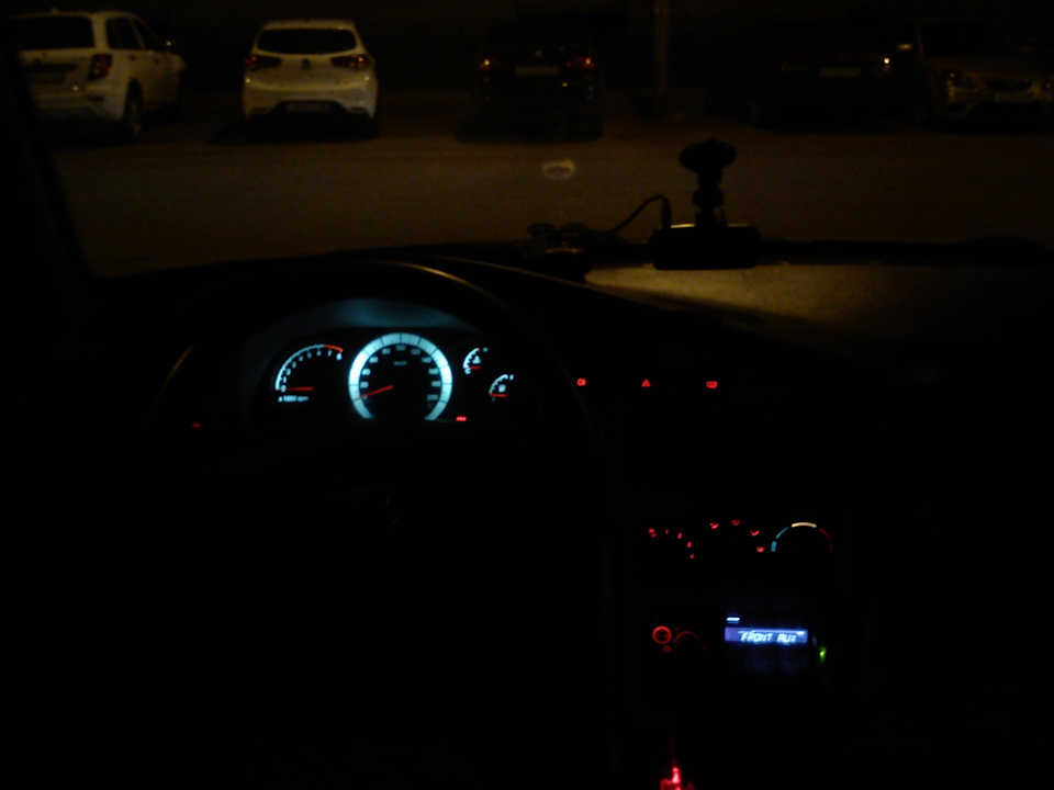 Вот что будет, если в приборку поставить белые диоды — Daewoo Nexia ...