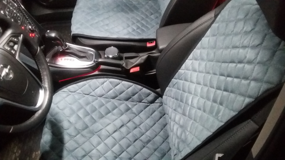 Накидки на передние сиденья — Opel Astra J, 1,4 л, 2013 года ...