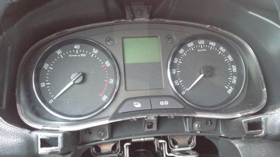RCN320 (RCD320) в Skoda Fabia — Skoda Fabia Mk2, 1,4 л, 2010 года ...