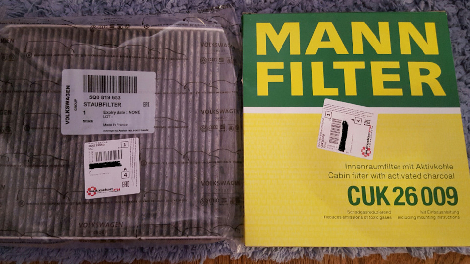 #9. Замена салонного фильтра. — Skoda Octavia A7 Mk3, 1,6 л, 2015 года ...