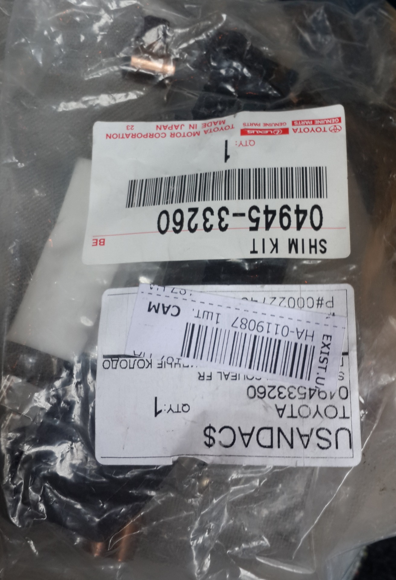 Колодочки, дисочки и т.п — Toyota Camry (XV40), 2,4 л, 2008 года ...