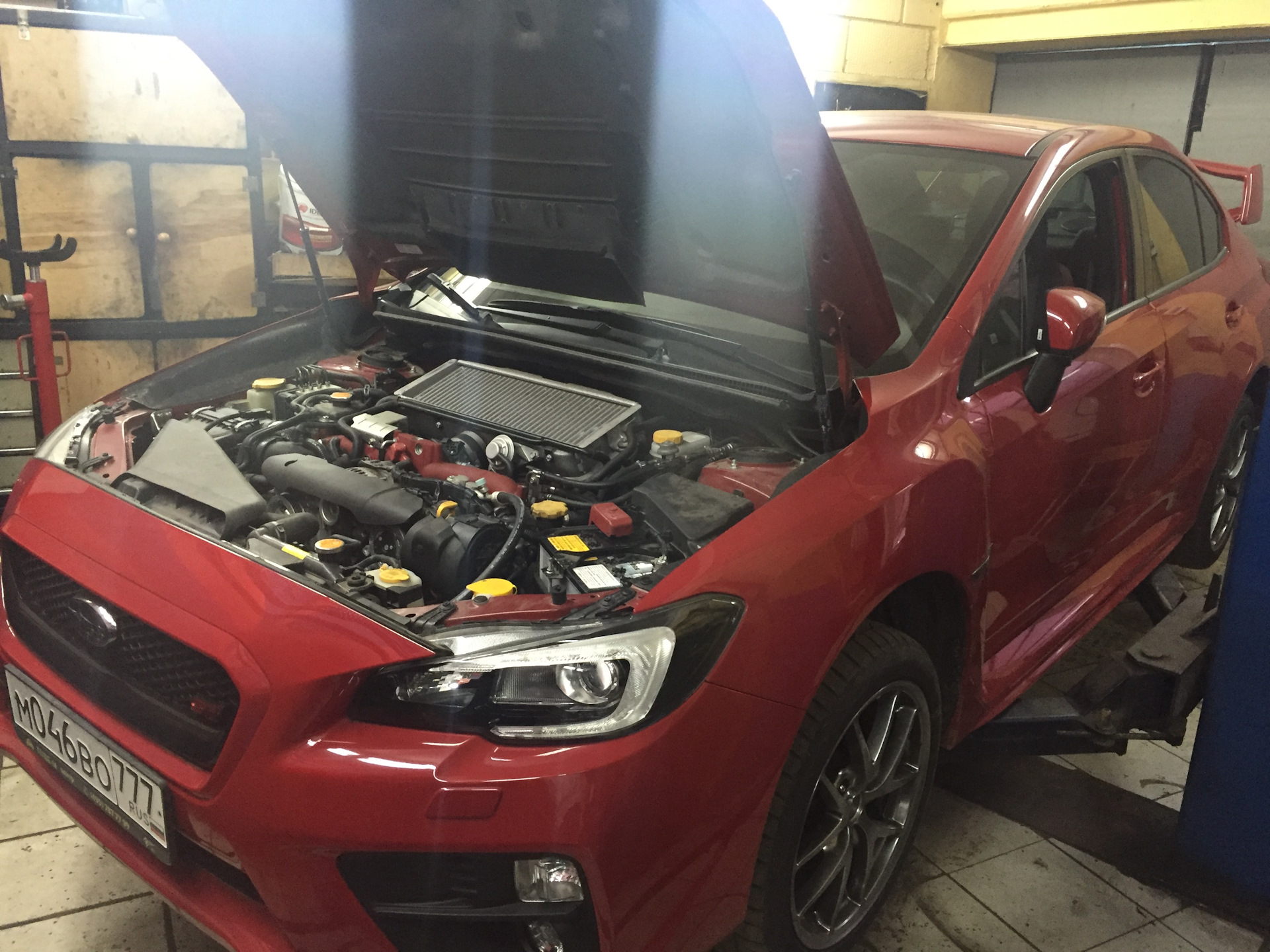 Первое "моё" ТО — Subaru WRX STI (VA), 2,5 л, 2014 года | плановое ТО | DRIVE2