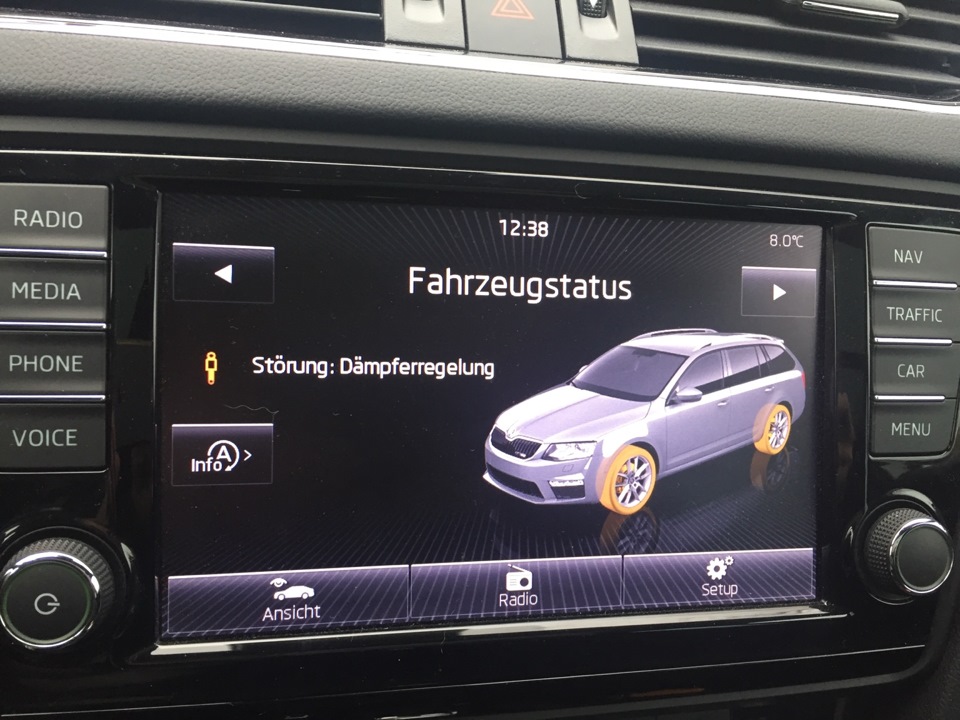 DCC Retrofit — Skoda Octavia Combi RS A7 Mk3, 2 л, 2014 года | кузовной ...