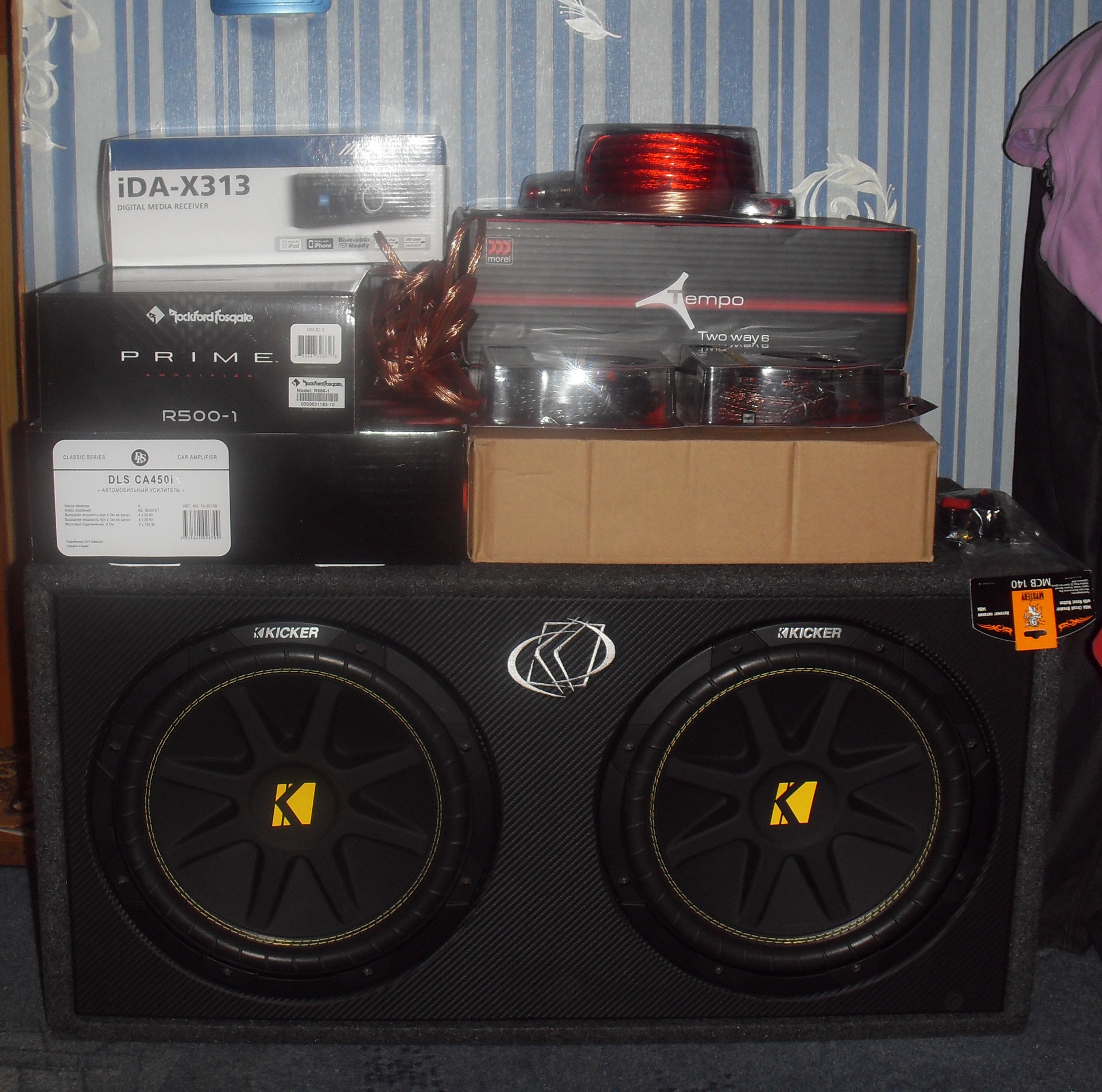 вот собственно что поселилось в чепырке — Lada 2114, 1,6 л, 2009 года | автозвук | DRIVE2