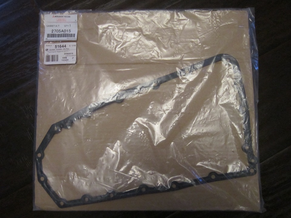 2705A015 Прокладка поддона АКПП (CVT) PSA 4007, 4008, C-Crosser 2.4i ...