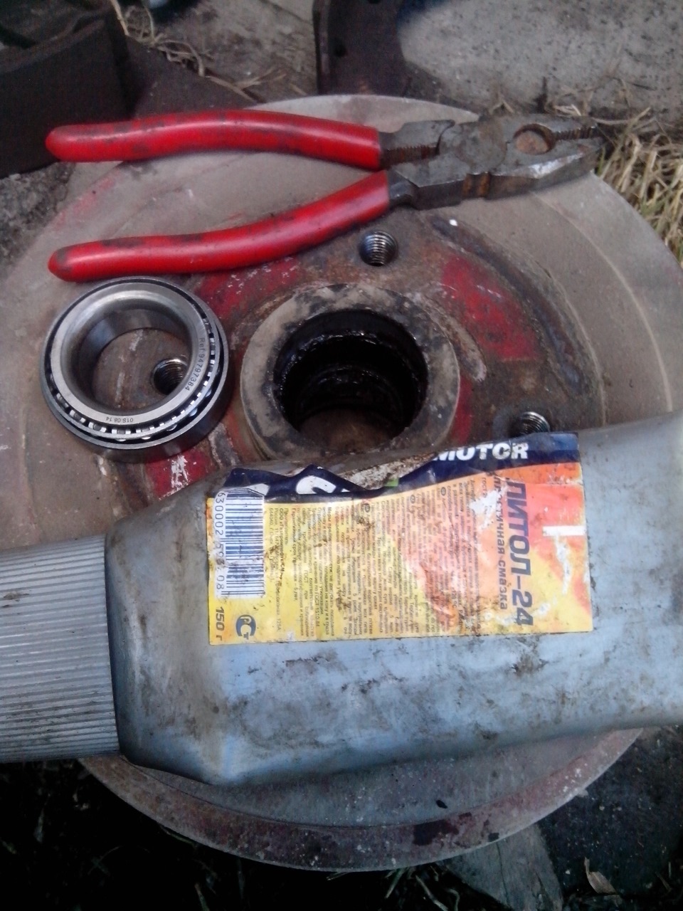 замена заднего ступичного подшипника. две стороны — Chevrolet Lanos, 1 ...