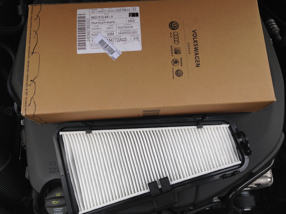 8KD819441A Решетка для защиты о VAG | Запчасти на DRIVE2