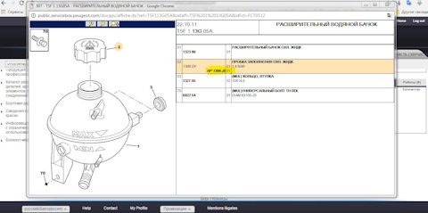 1306E4 Крышка радиатора Peugeot Citroen | Запчасти на DRIVE2