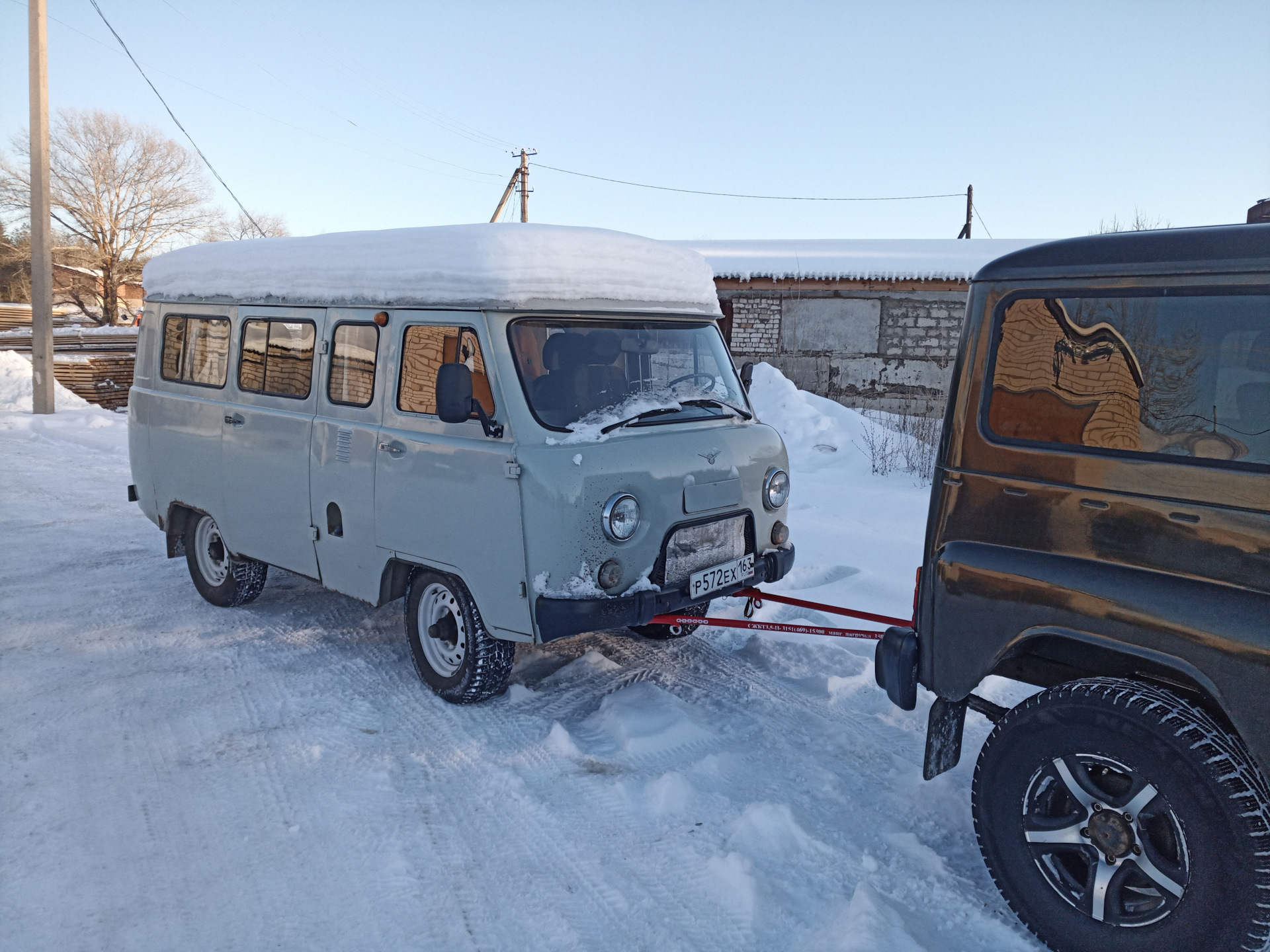Жесткая сцепка для работы и просто чтобы была — УАЗ 3153, 2,9 л, 2001 ...