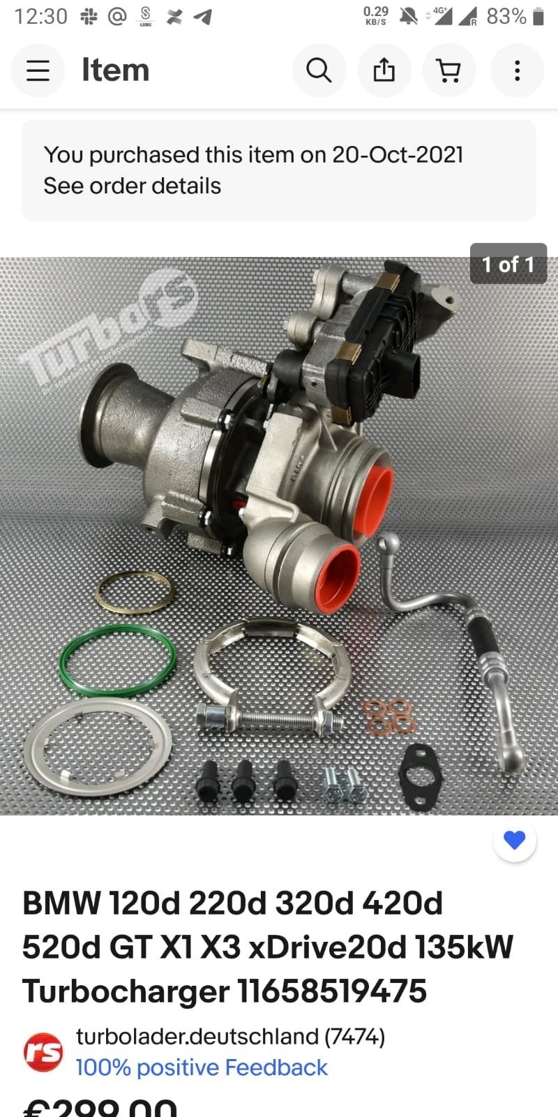 11658519475 Компрессор, наддув BMW | Запчасти на DRIVE2