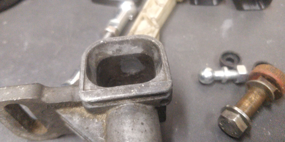 Механизм выбора передач, тяга кулисы 085 КПП — Volkswagen Lupo, 1,4 л ...