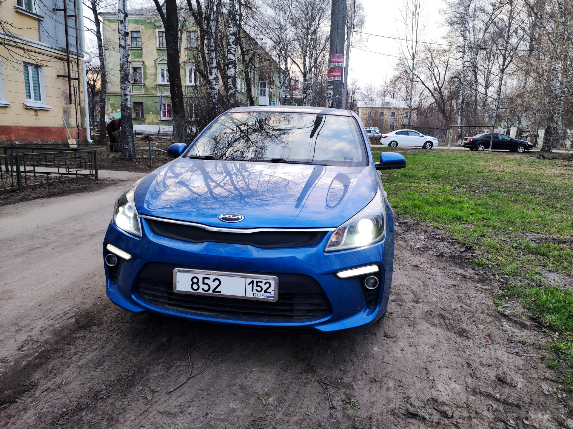 Улучшаем свет – ставим Bi-LED линзы — KIA Rio (4G), 1,6 л, 2017 года ...