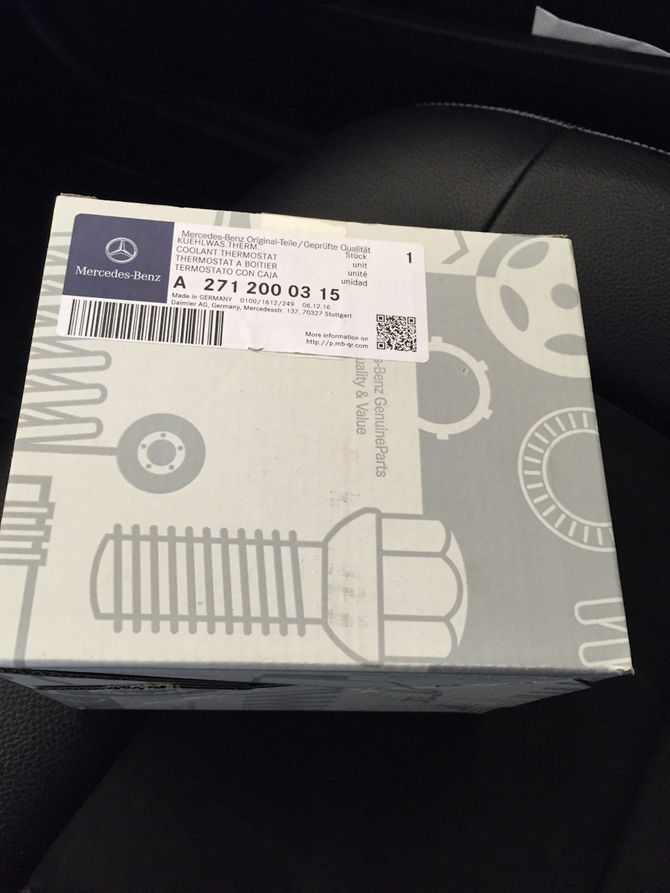 A2712000315 Термостат системы охлаждения. Mercedes | Запчасти на DRIVE2