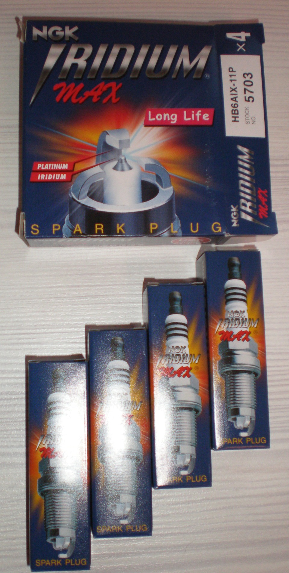 HB6AIX11P Свеча зажигания 5703 NGK | Запчасти на DRIVE2