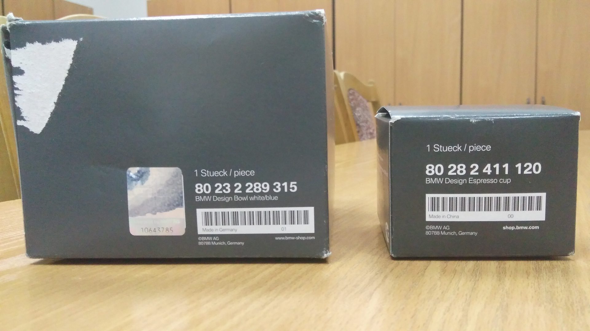 Подарок от жены на ДР. Мини коллекция фарфора от bmw)))) — BMW 3 series ...