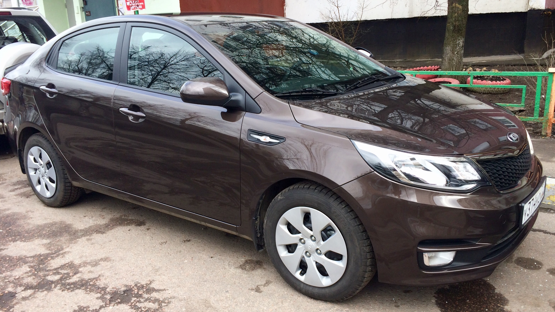 KIA Rio (3G) 1.6 бензиновый 2016 | Brown на DRIVE2