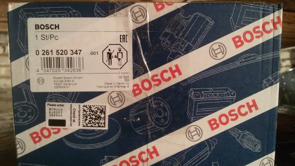 0261520347 Насос высокого давления BOSCH | Запчасти на DRIVE2