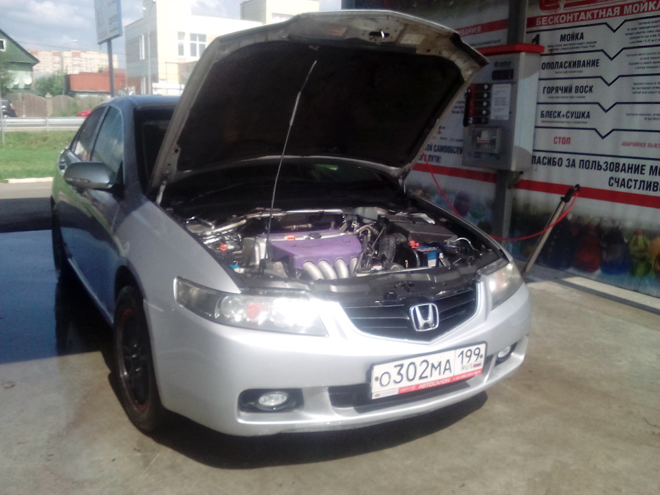 новые кузовные деффекты… — Honda Accord (7G), 2 л, 2003 года | мойка | DRIVE2