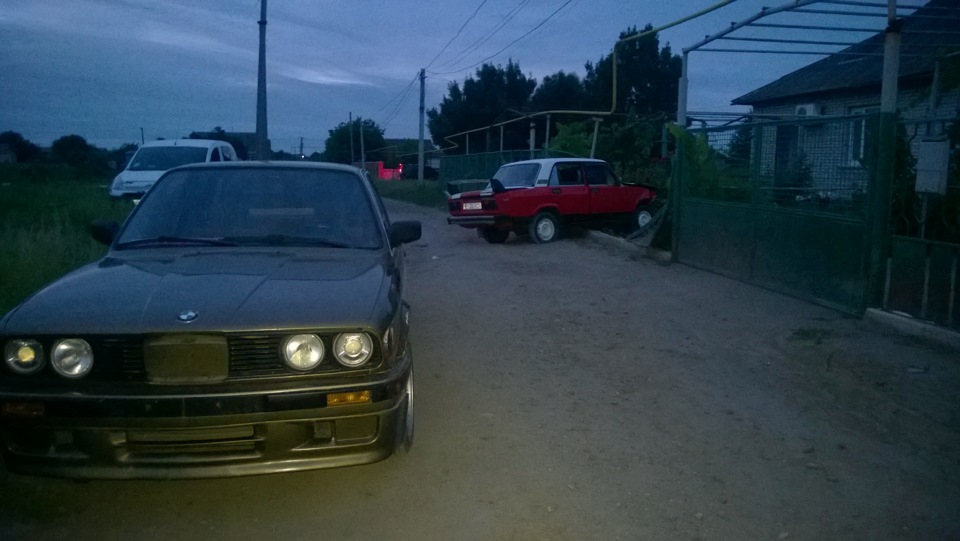 первый день покупки — BMW 3 series (E30), 1,8 л, 1984 года | ДТП | DRIVE2