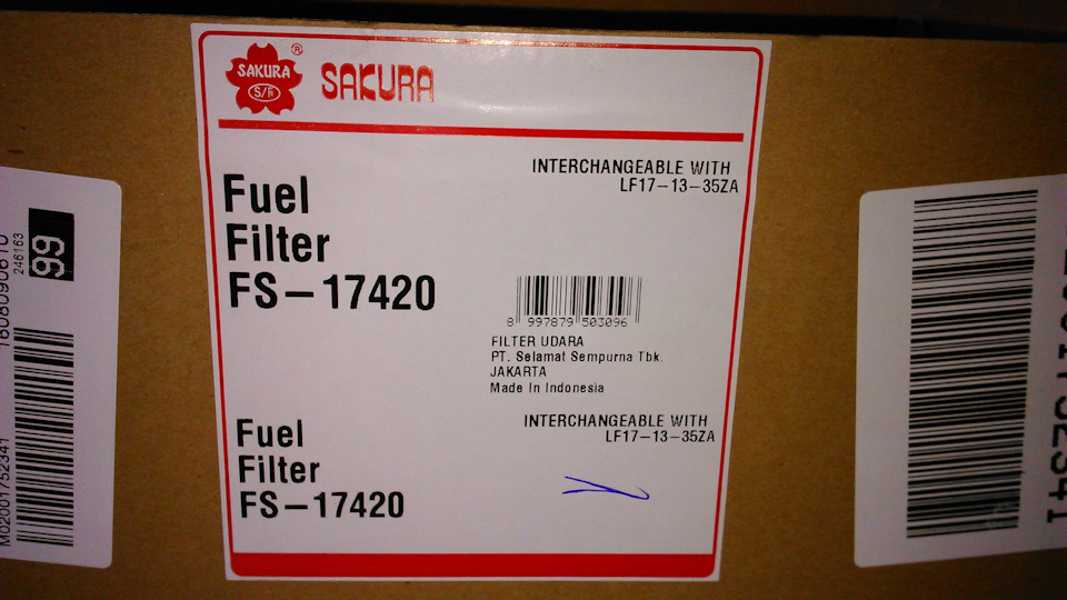 Замена топливного фильтра и бензонасоса Bosch. — Mazda 6 (1G) GG, 0,5 л ...