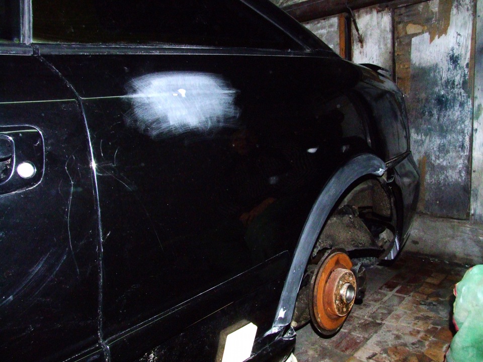 восстановление колесных арок — Opel Astra G Coupe, 2 л, 2003 года ...