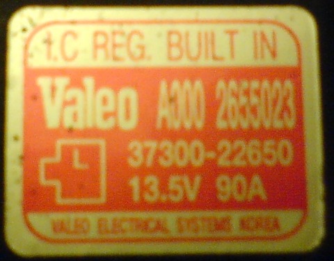 3730022650 Генератор (90a) act-vrn, getz, elantra, tucson 2.0, rio3 ...