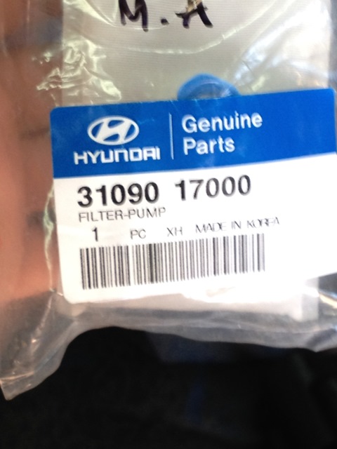 3109017000 Маслянный фильтр KIA HYUNDAI | Запчасти на DRIVE2