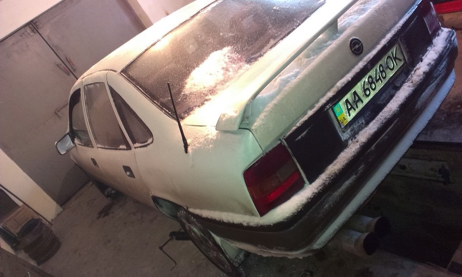 замена ступичного подшипника, заливка присадки — Opel Vectra A, 1,6 л ...