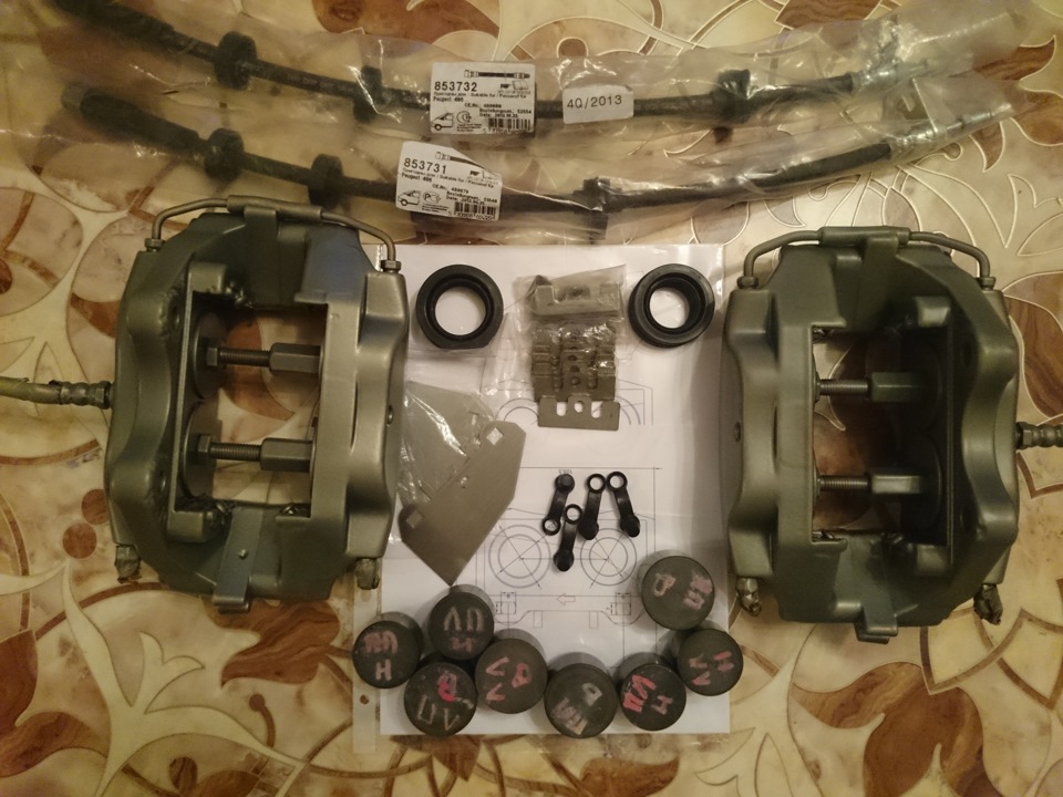 Rebuild 4-pot Brembo. Часть 2. — Citroen C4 (2G), 1,6 л, 2012 года ...