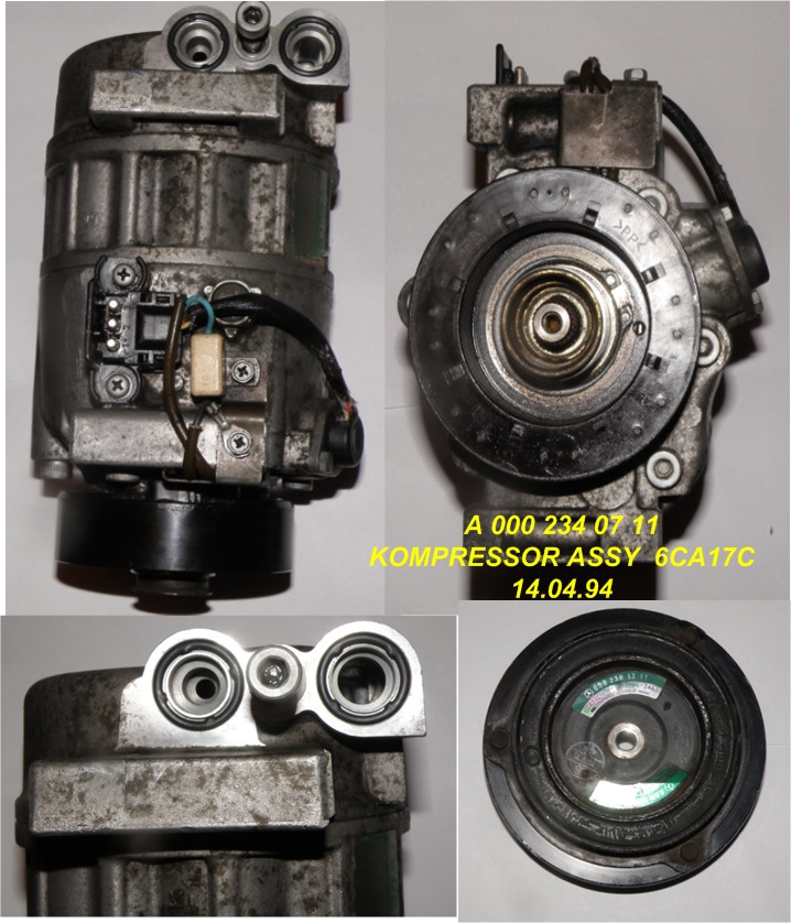 Снял кондиционер AC 6CA17C и всасывающую трубку контура W202 — Mercedes ...