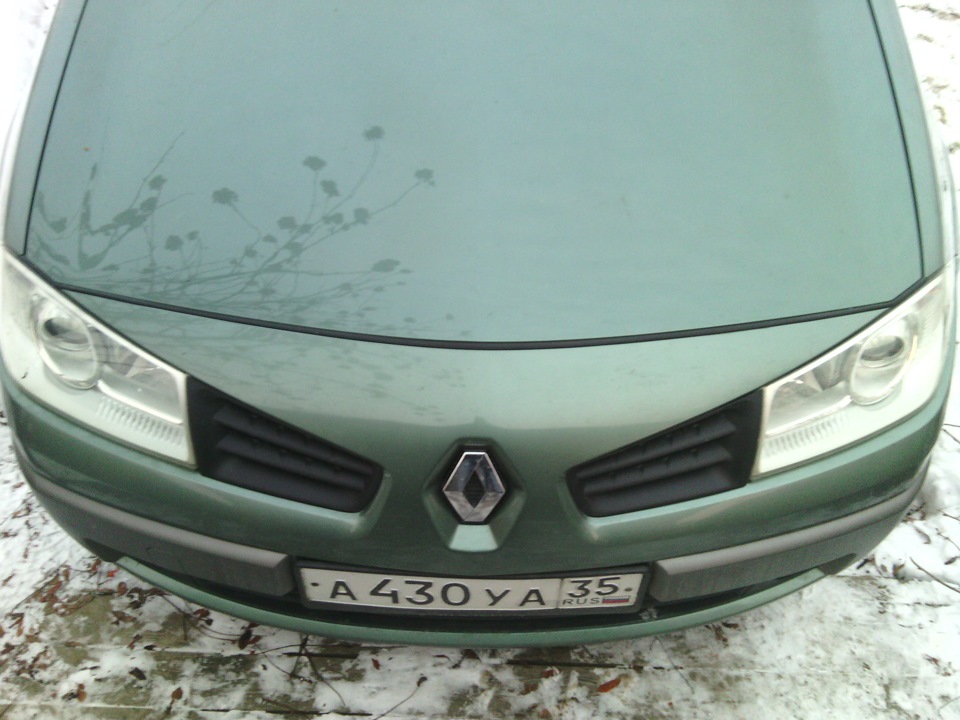 Уплотнитель для капота. — Renault Megane II, 1,6 л, 2006 года | тюнинг ...